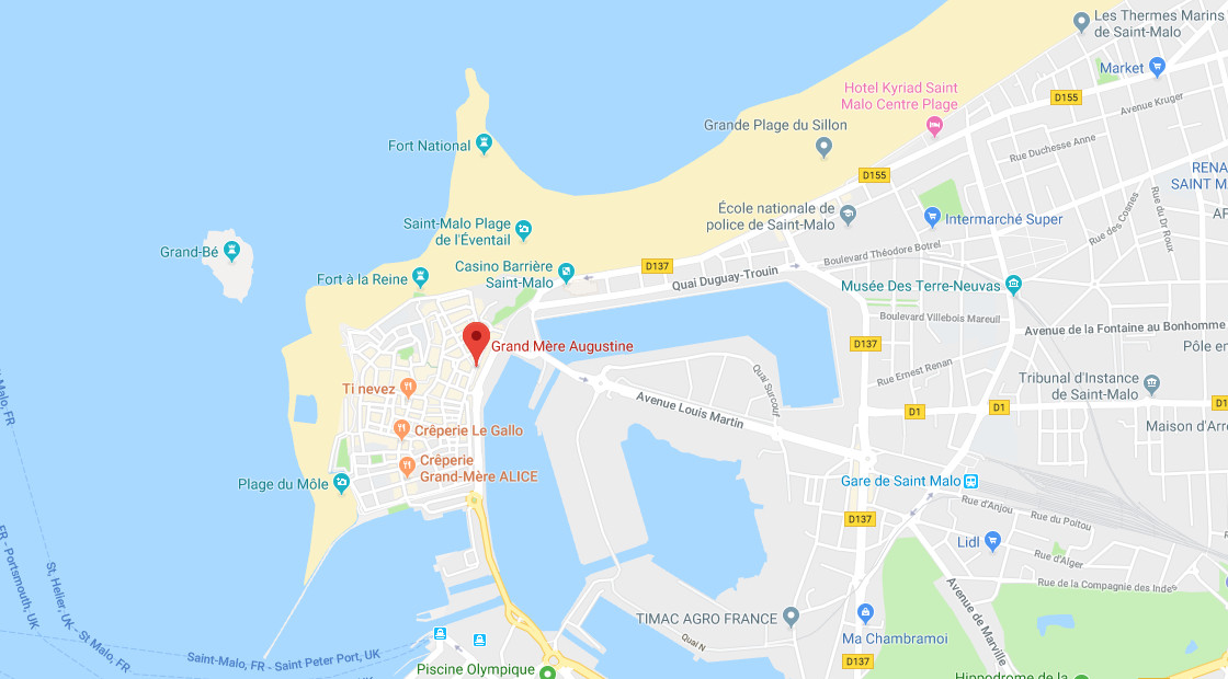 Crêperie Saint Malo Intra Muros - Grand Mère Augustine